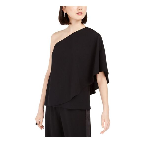 Adrianna Papell | Tops | Adrianna Papell Womens Black Sleeveless ...